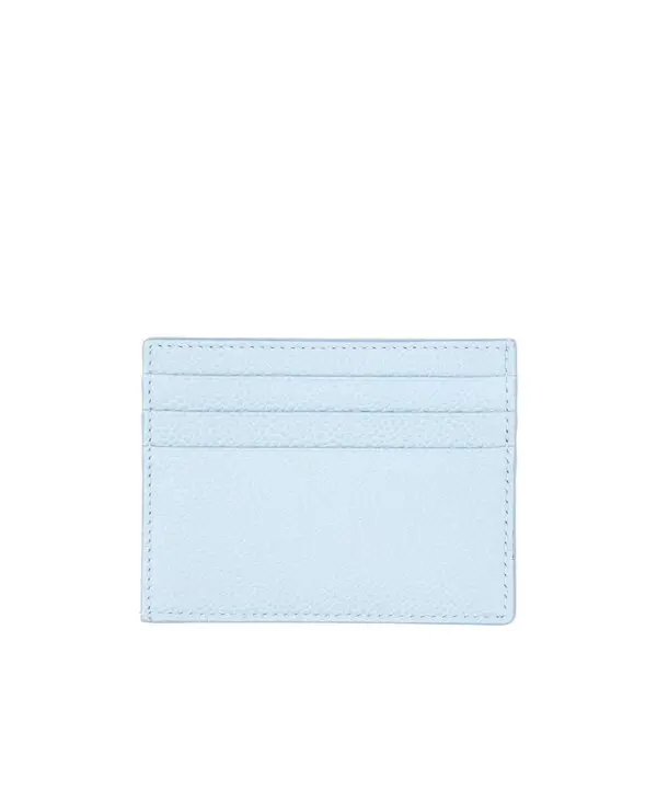 Thom Browne Rwb Striped Logo Printed Card Holder - Blue