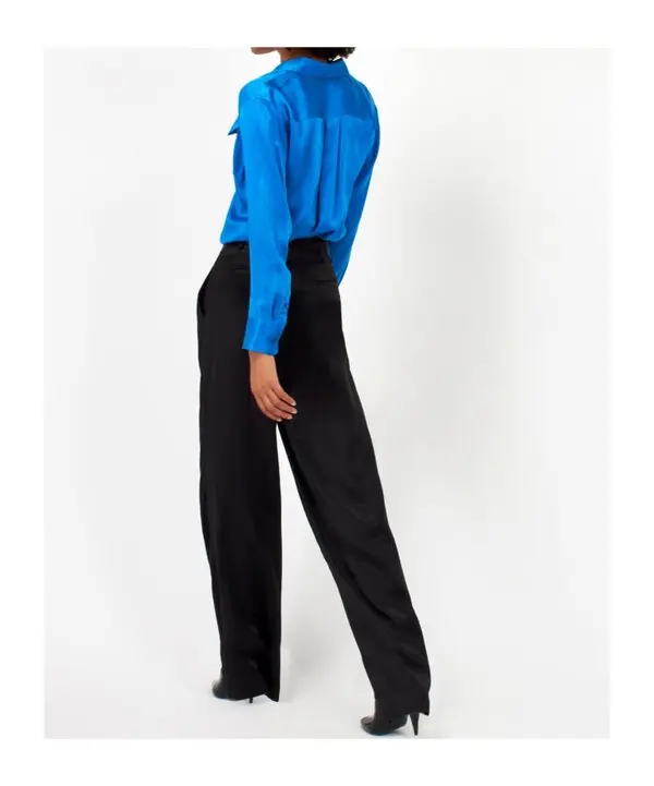 Equipment Signature Silk Shirt - Blue