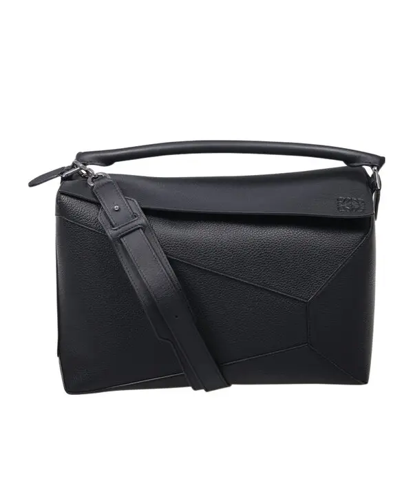 Loewe Large Puzzle Bag - Black