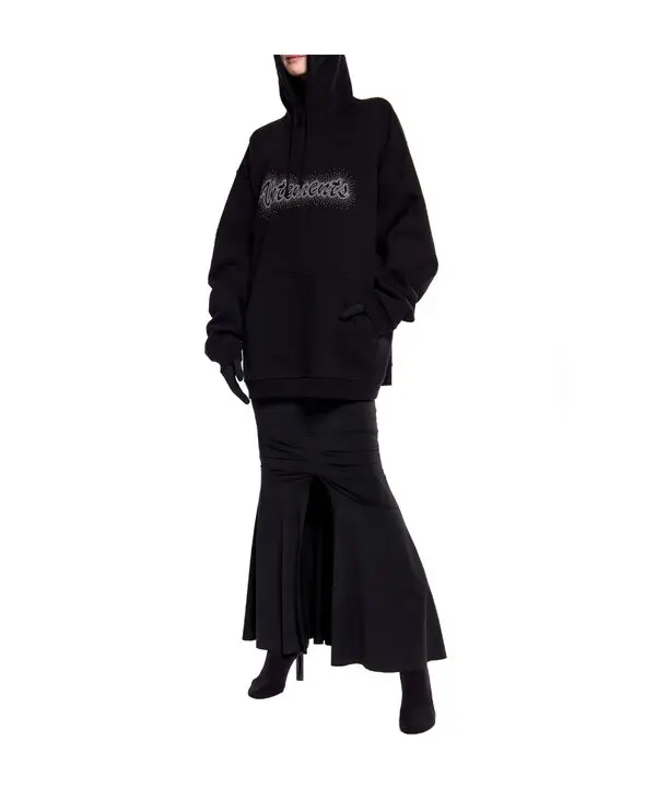 Vetements Oversized Embellished Hoodie
