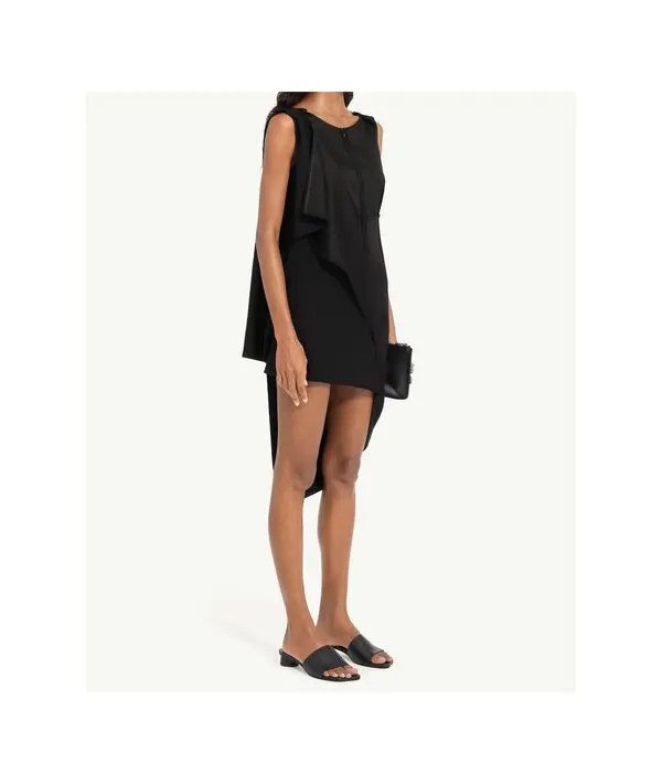 MAISON MARGIELA Sleeveless Maxi Dress With Zipped Front And Button Detailing