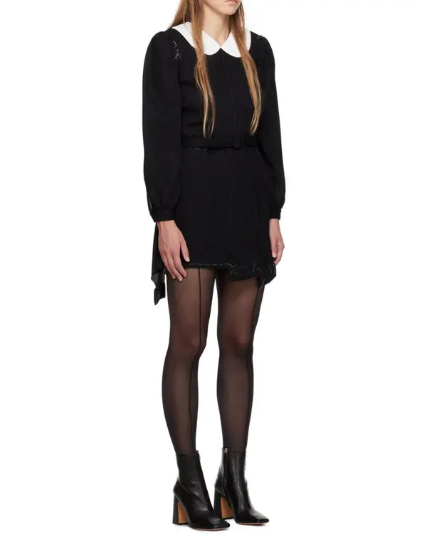 MAISON MARGIELA Long Sleeved Belted Dress