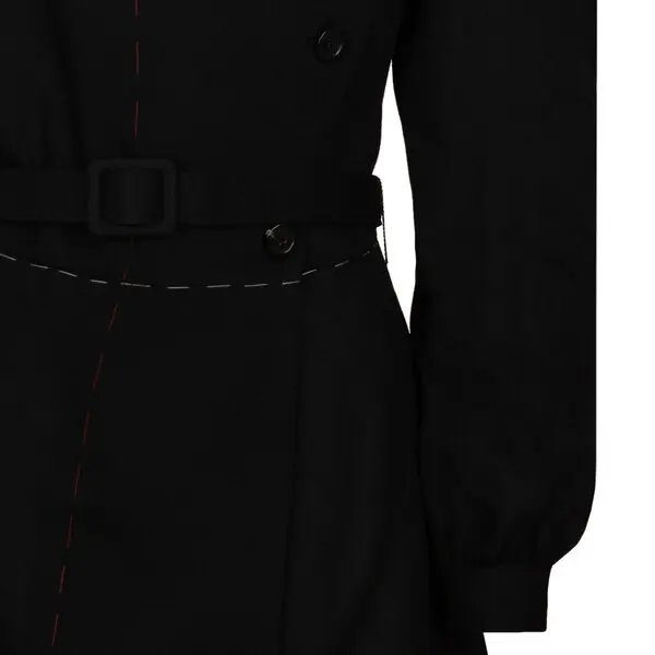MAISON MARGIELA Long Sleeved Belted Dress