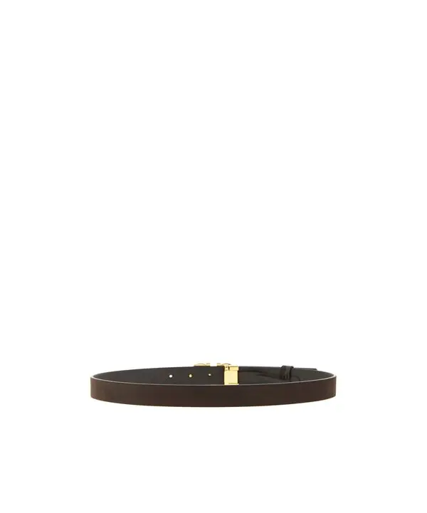 FERRAGAMO Gancini Reversible Belt - Brown