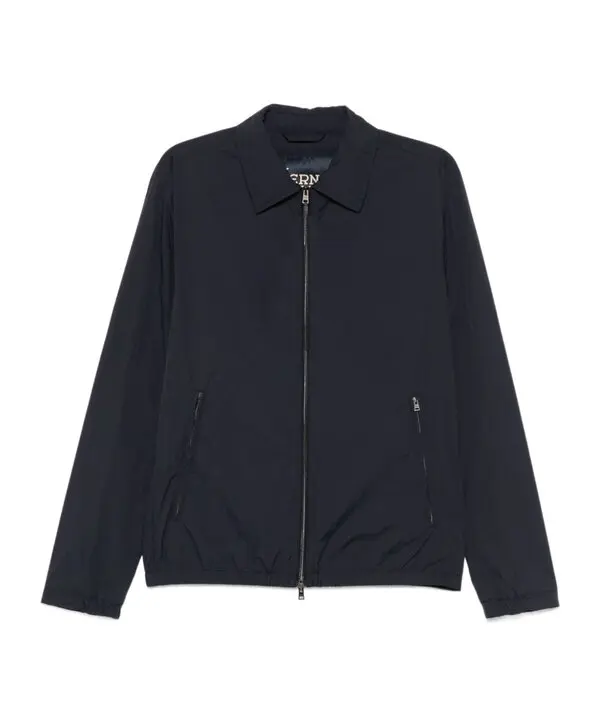 Herno Zip-up Bomber Jacket - Black