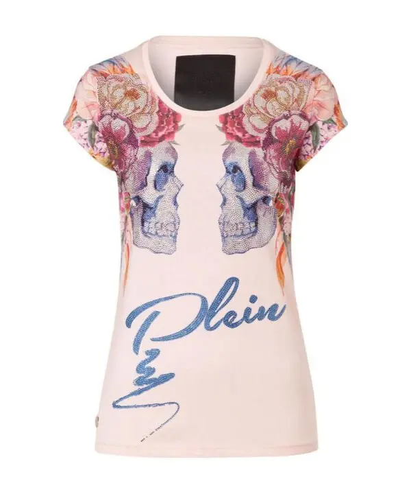Philipp Plein Printed T-shirt - Pink