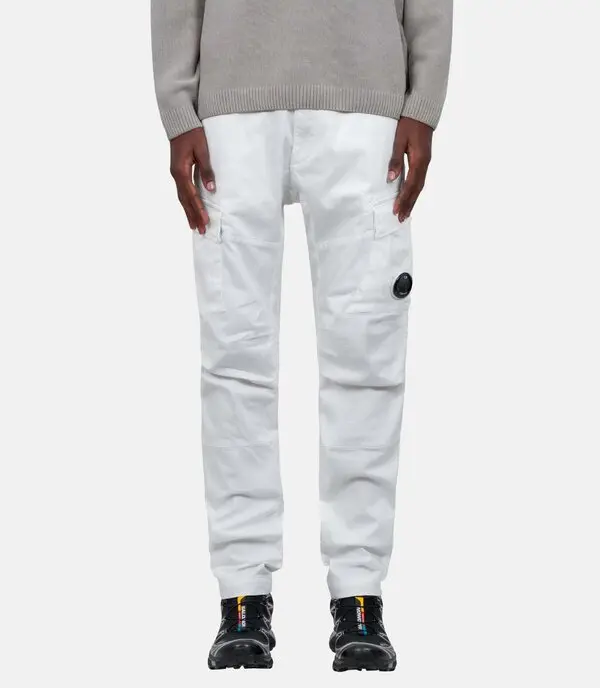 C.P. COMPANY Cargo Pants With Lens Detail - Gray