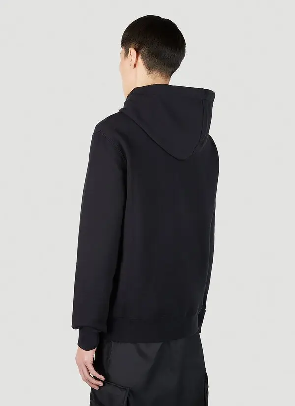 LANVIN Curb Logo Hoodie - Black