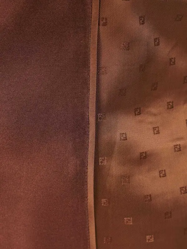 Fendi Single Breasted Tailored Blazer - Brown