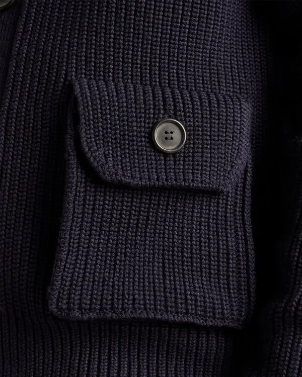 Prada Long Sleeve Button-up Cardigan - Blue