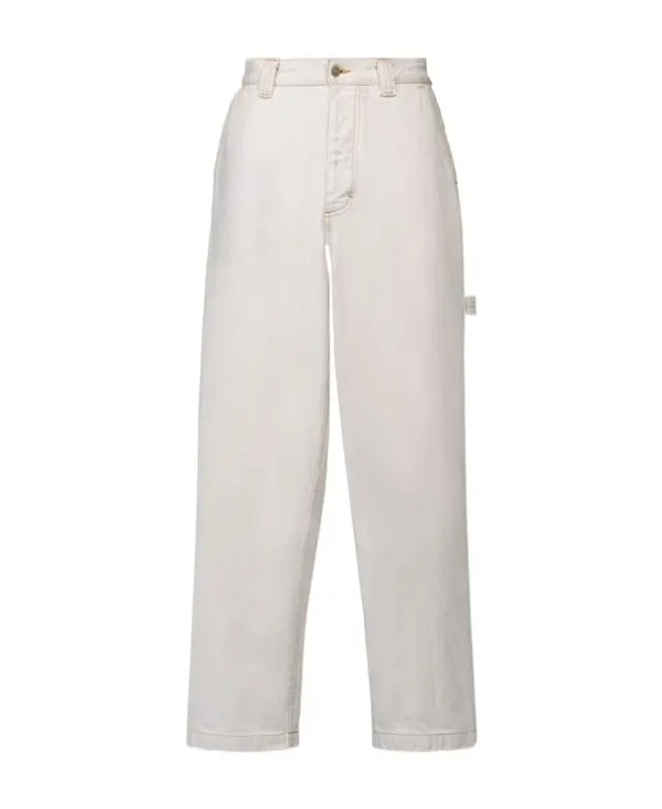 MAISON MARGIELA Chalk Selvedge Utility Jeans - White
