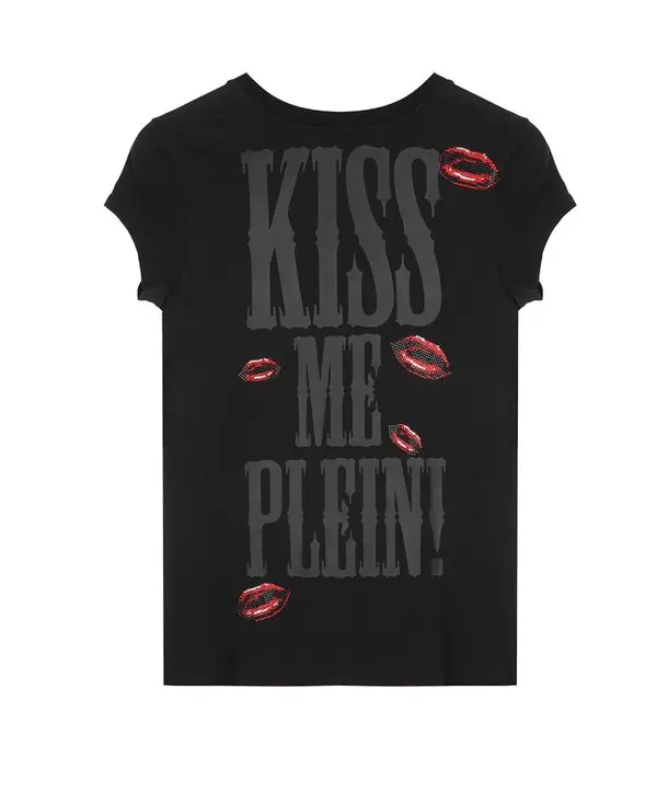 Philipp Plein Embellished Logo T-shirt