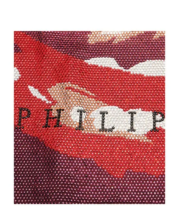 Philipp Plein Embellished Logo T-shirt