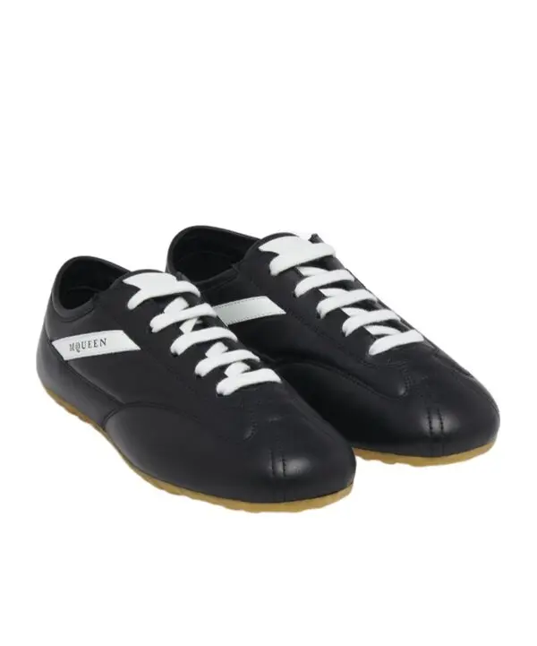 Alexander McQueen Low-top Sneakers With Logo Detail - Black