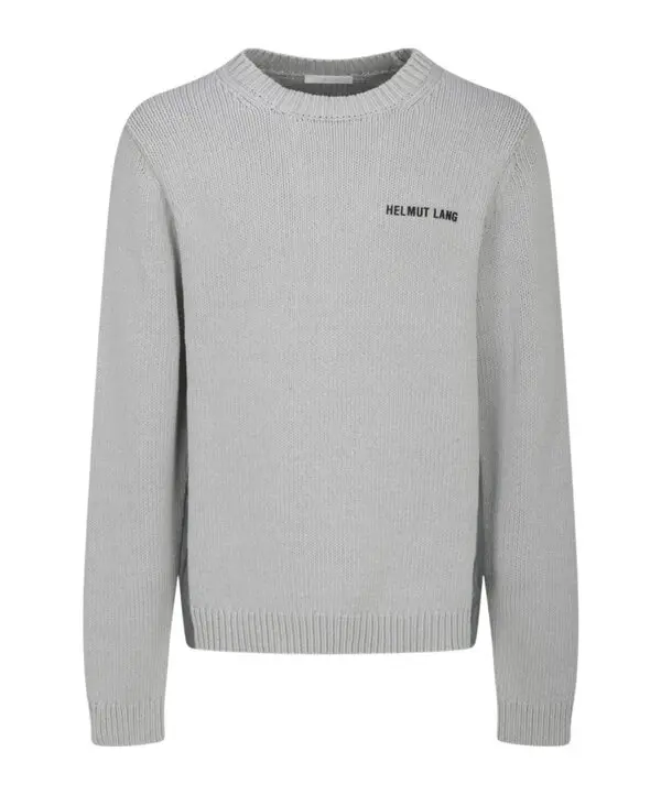 Helmut Lang Logo Printed Panelled Jumper