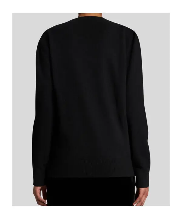 Etro Long Sleeve Sweater With Metallic Print