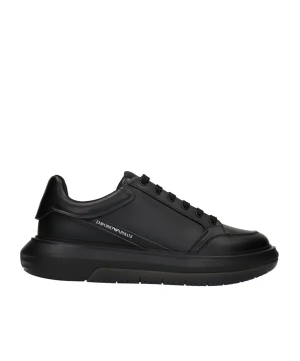 Emporio Armani Logo Printed Lace-up Sneakers