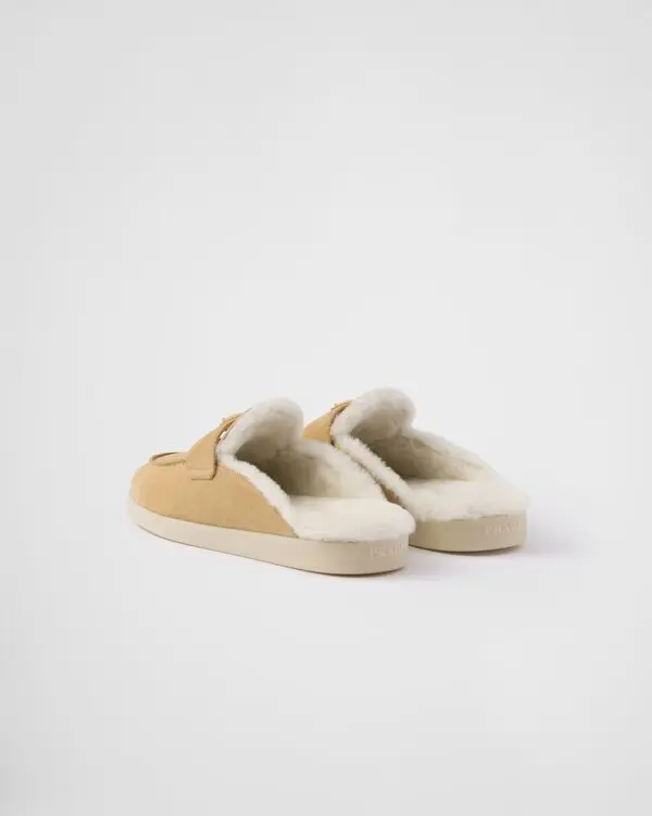 Prada Triangle Logo Mules