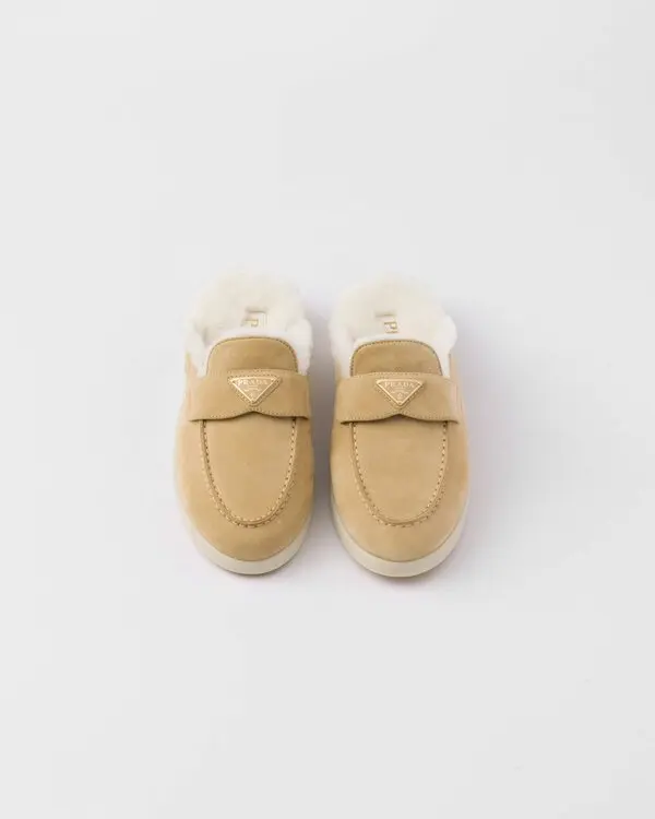 Prada Triangle Logo Mules