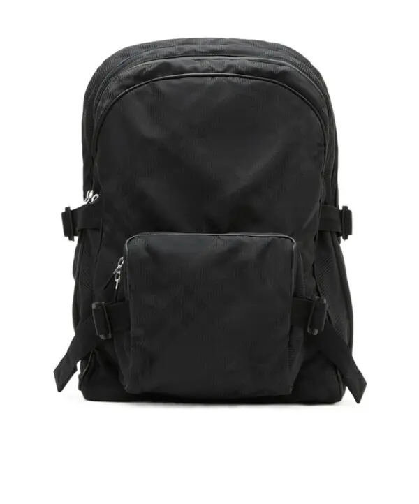 Burberry Check-printed Jacquard Zipped Backpack