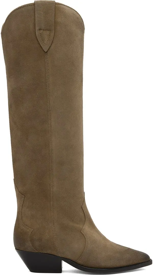 Isabel Marant Étoile Denvee Pointed-toe Knee-high Boots