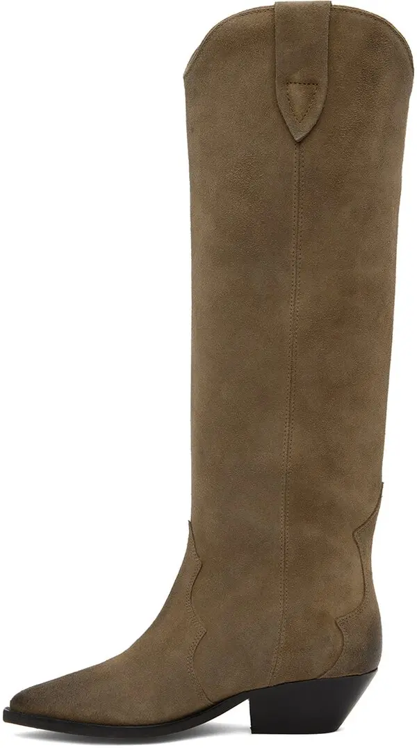 Isabel Marant Étoile Denvee Pointed-toe Knee-high Boots