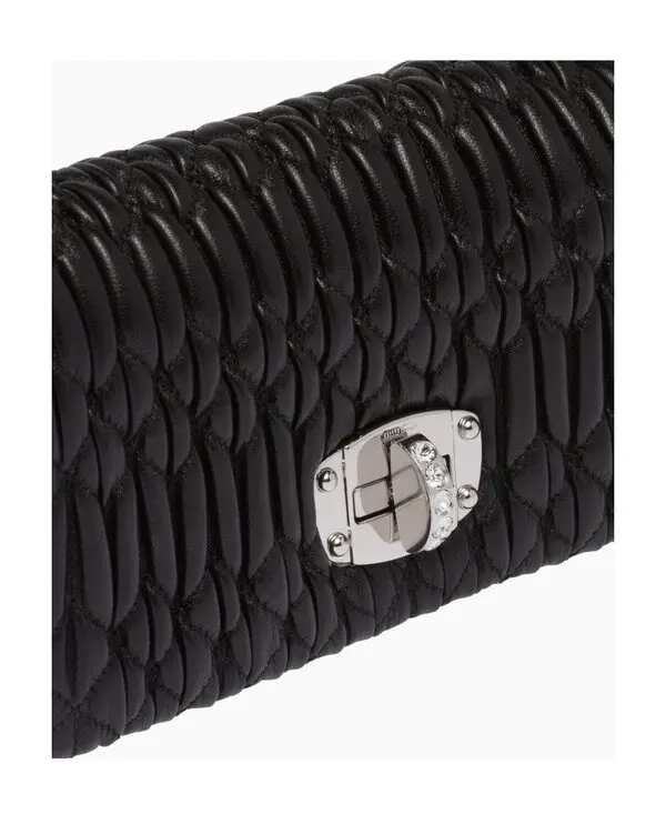 Miu Miu Crystal Nappa Leather Mini-bag