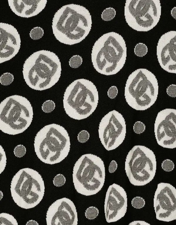 Dolce & Gabbana Logo-print Silk Polo Shirt