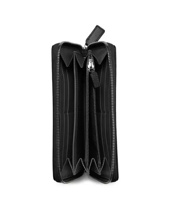 Gucci Zip Around Wallet With Horsebit - Black