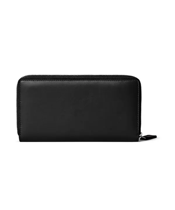 Gucci Zip Around Wallet With Horsebit - Black