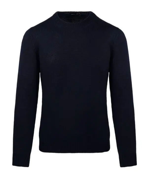 ROBERTO COLLINA Round Neck Sweater - Black