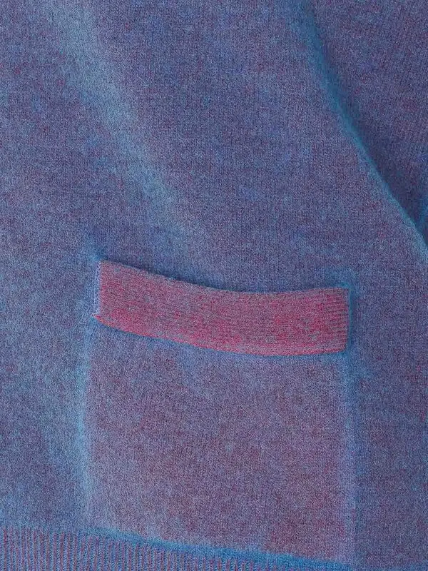 MAISON MARGIELA V-neck Knit Sweater With Patch Pockets