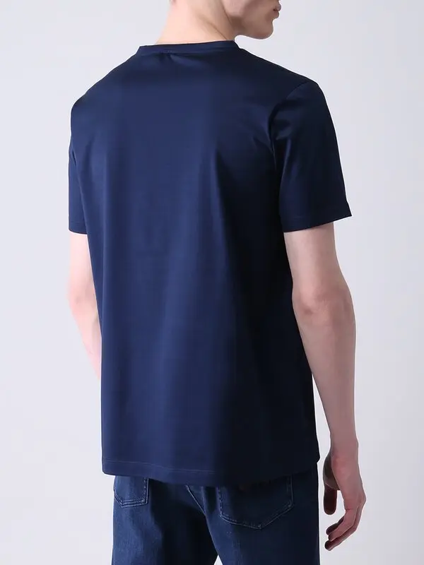 PAUL  SHARK V-collar Logo T-shirt