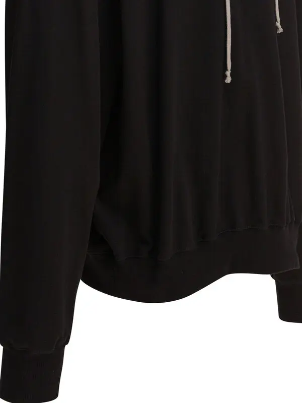 Rick Owens Drawstring Hoodie - Black
