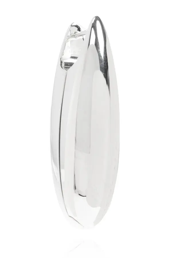 Bottega Veneta Large Ellipse Hoop Earrings