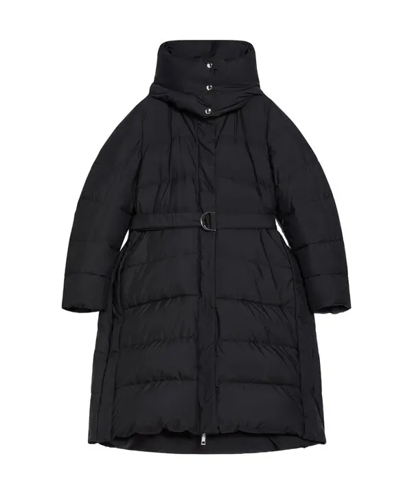 Sportmax Belted High Neck Quilted Jacket