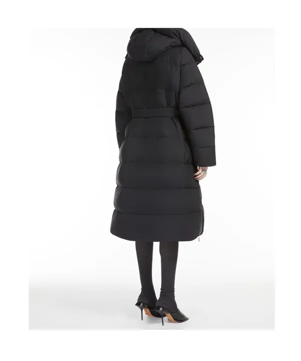 Sportmax Belted High Neck Quilted Jacket
