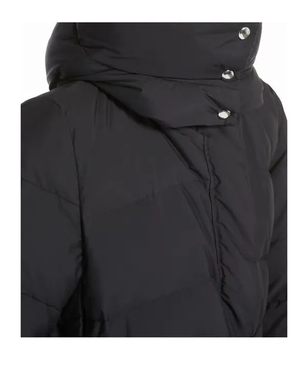 Sportmax Belted High Neck Quilted Jacket