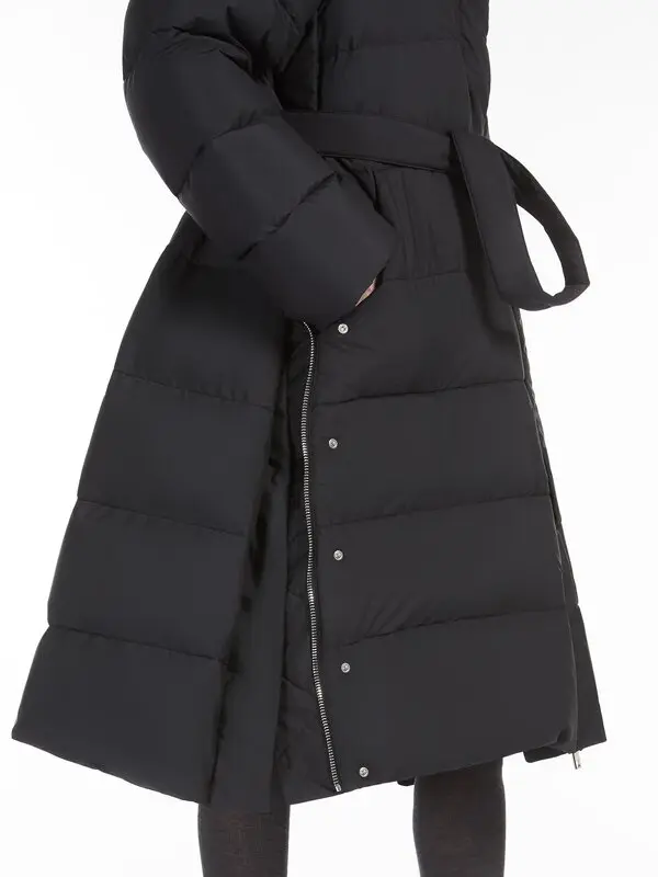 Sportmax Belted High Neck Quilted Jacket