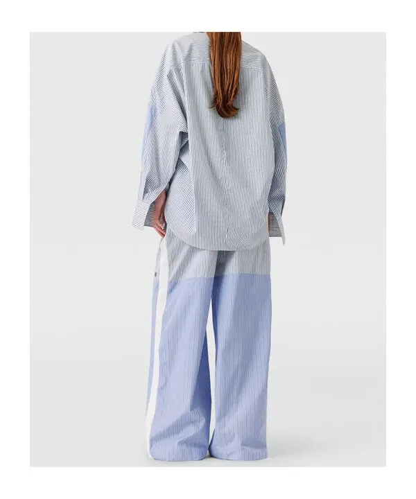 Stella McCartney Striped Wide Leg Trousers
