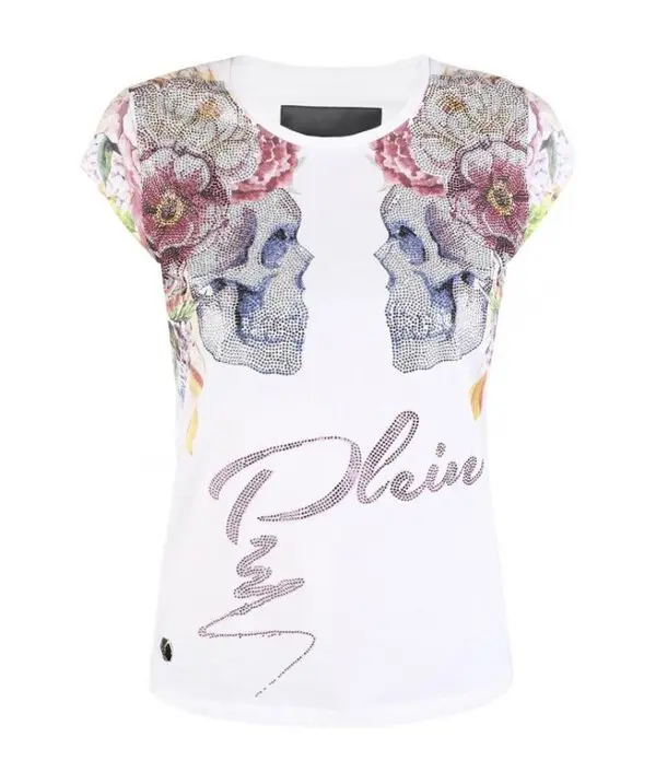 Philipp Plein Print T-shirt - White