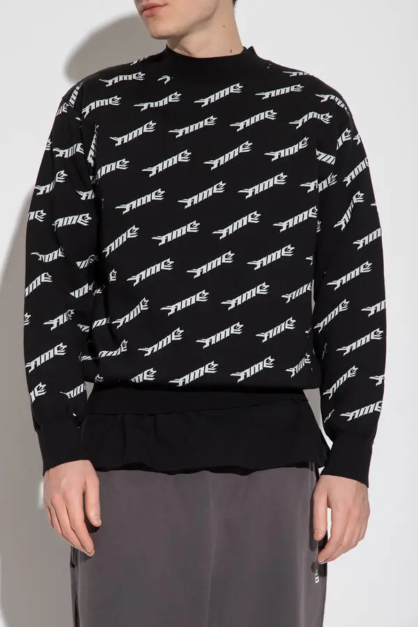 AMBUSH Allover Logo Intarsia Sweatshirt