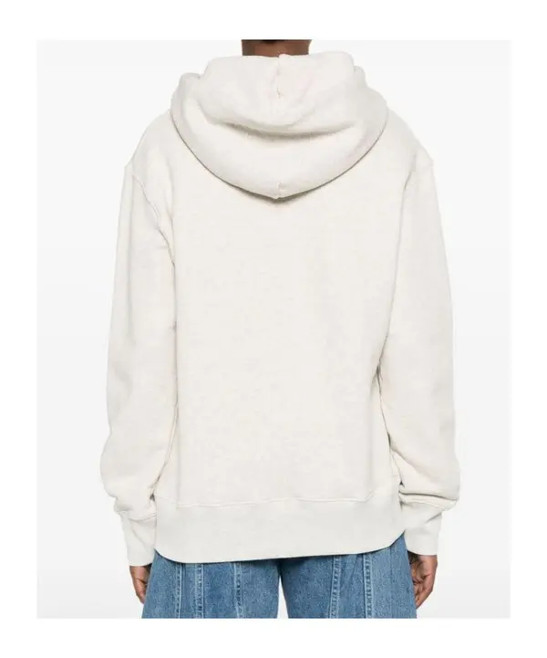 AUTRY Logo Embroidered Drawstring Hoodie