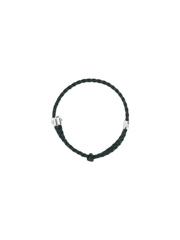 Bottega Veneta Braided Bracelet - Black