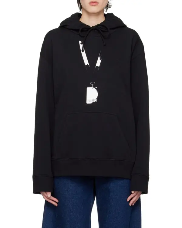 MAISON MARGIELA Printed Logo Hoodie