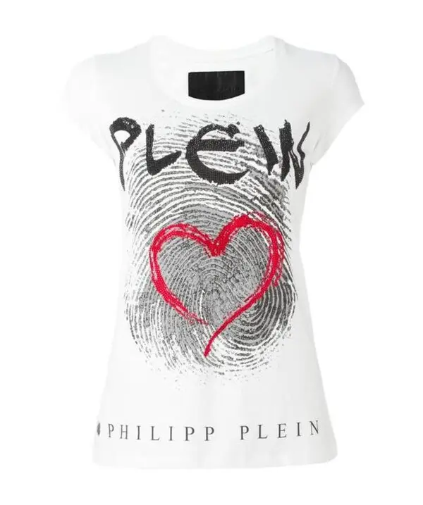 Philipp Plein Print T-shirt - White