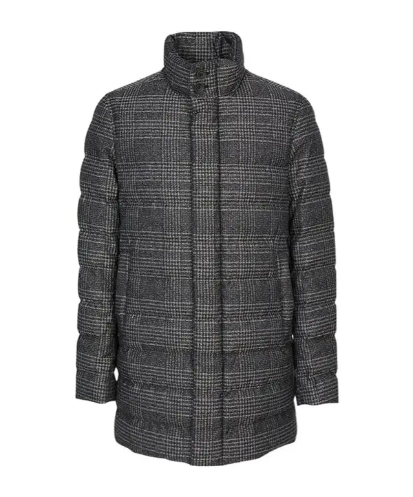 Herno Long-sleeved Down Jacket With Stand Collar
