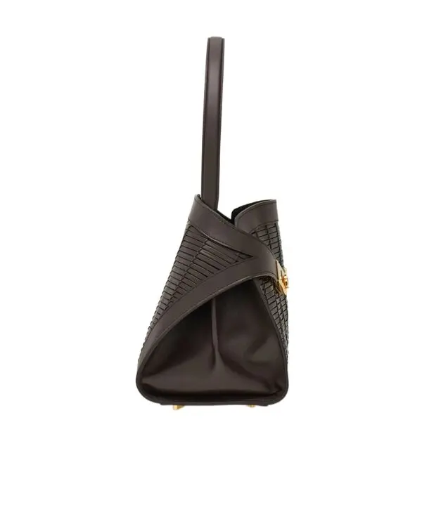 FERRAGAMO Hug Top Handle Handbag - Black