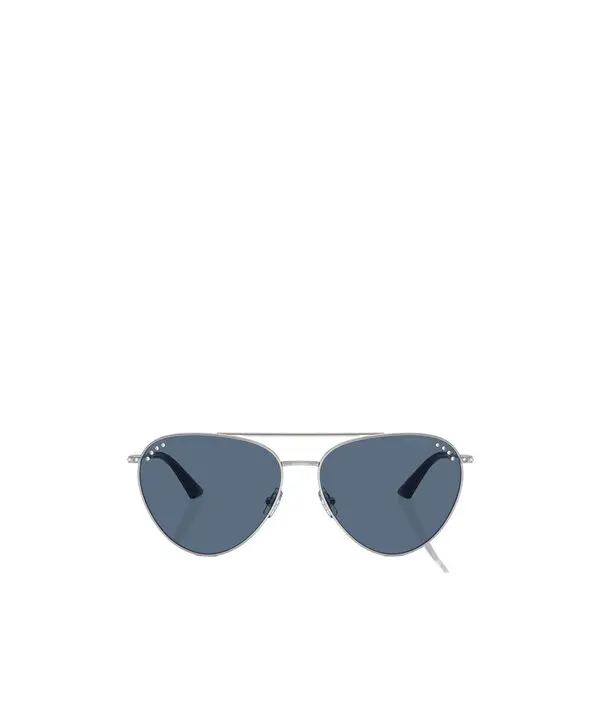 JIMMY CHOO Aviator Sunglasses - Silver