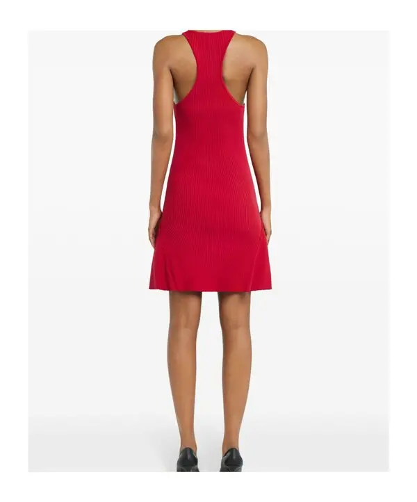 COURREGES Scuba Racerback Mini Dress